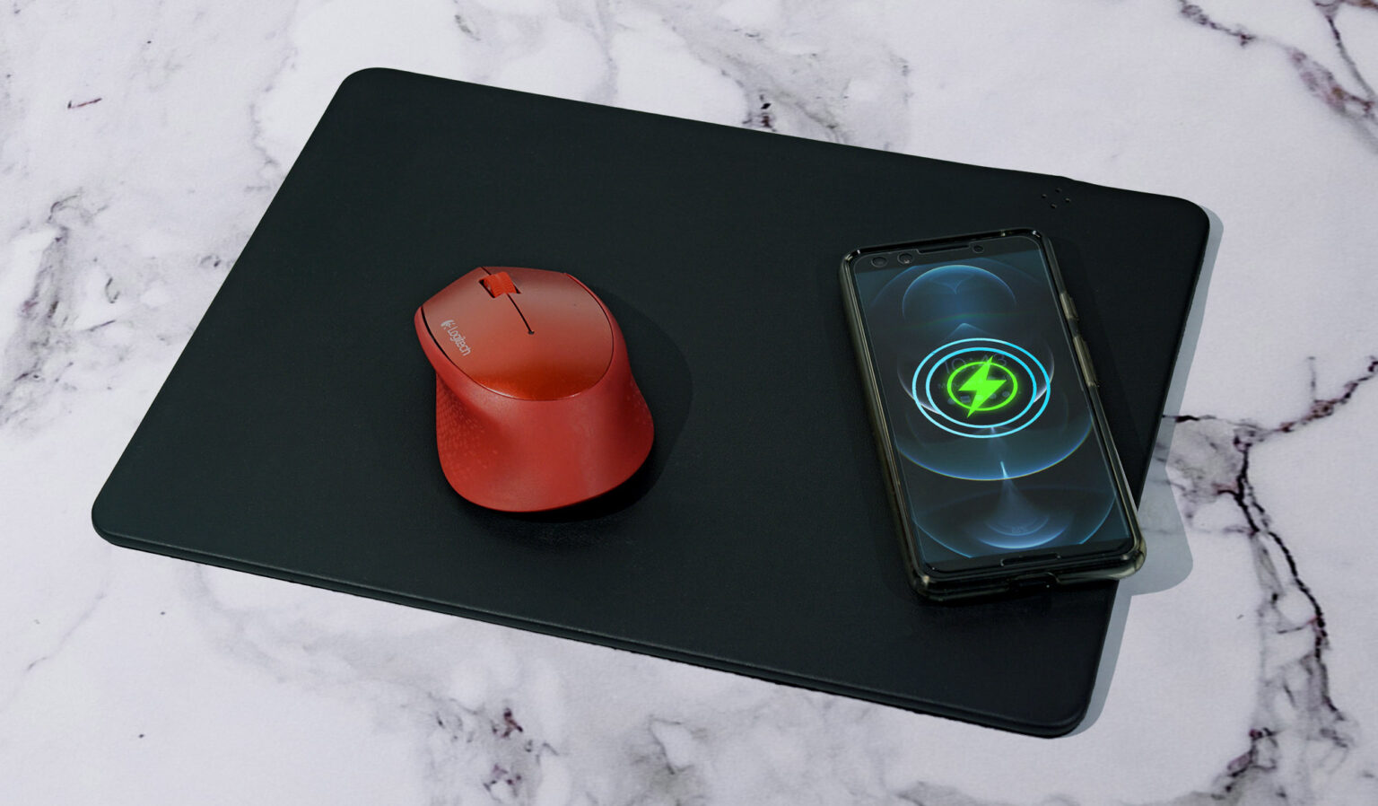 Wireless Charging Mouse Pad - Jmtek