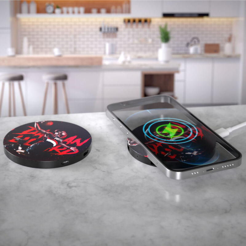 10W Wireless Charging Pad with Dual USB Ports, Micro USB and Type-C - Jmtek